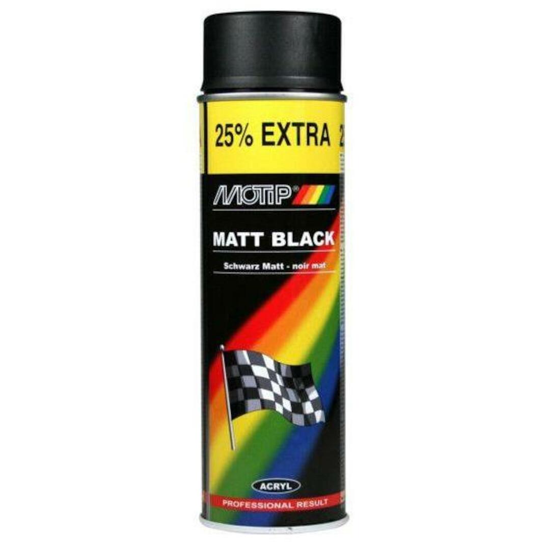 MOTIP 04006 spray paint black matt 500 ml | Klium