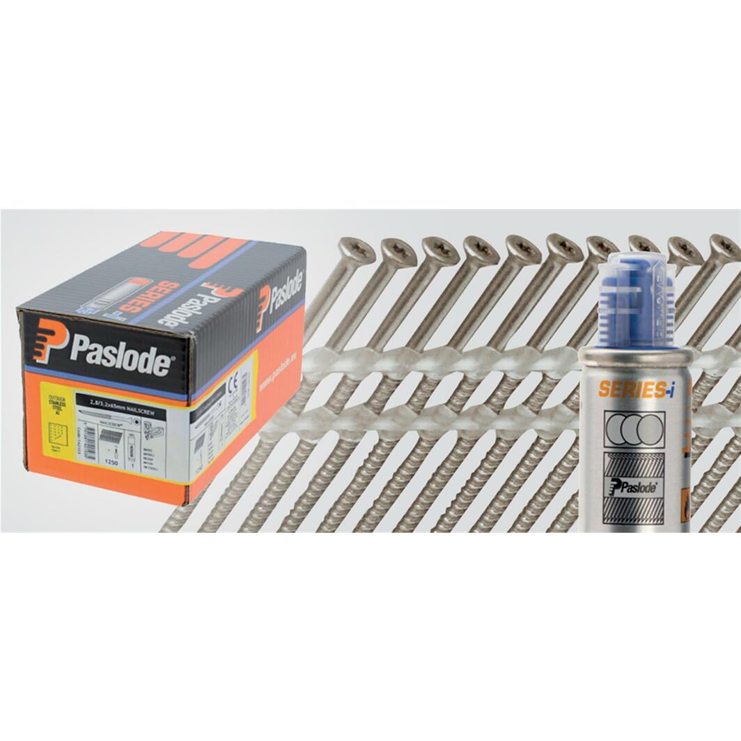 PASLODE 142101 screw nails 34° plastic bonded 2,8/3,2x50 stainless ...