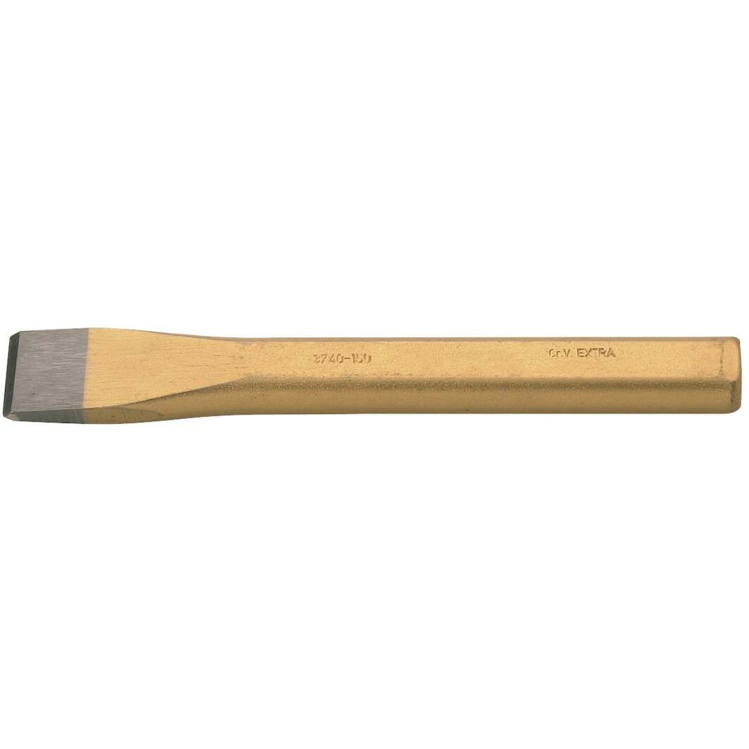 BAHCO SB-3740-250 cold chisel with flat oval shank lacquered copper ...