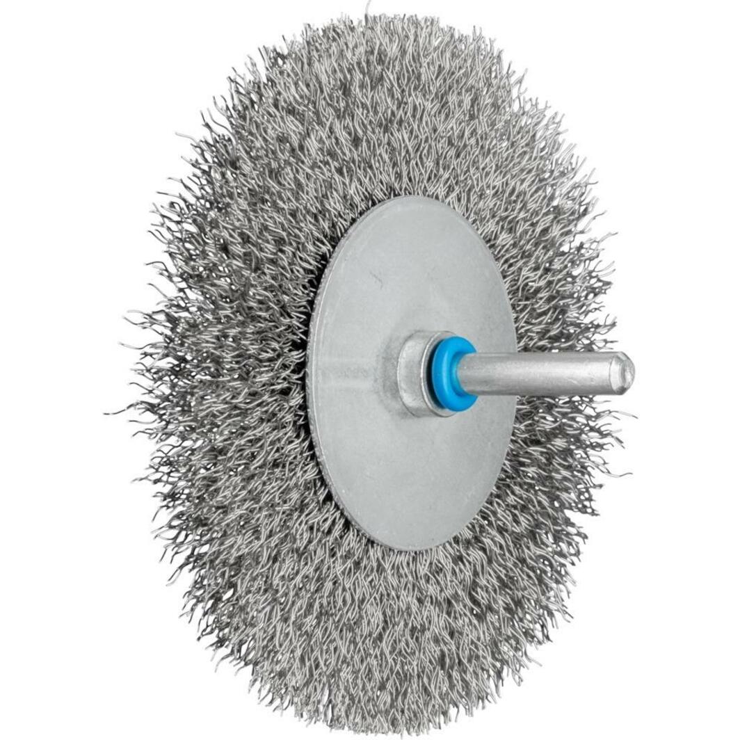 PFERD 10010/6 INOX 0,30 round brush unturned RBU Ø 100 x 10 mm pin-Ø 6 ...