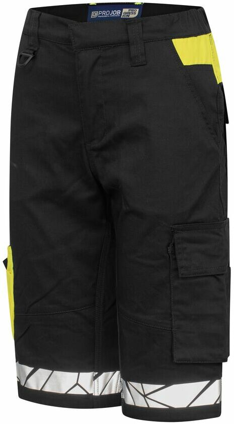 PROJOB 7514 stretch shorts for women (black/yellow) - 647514-9910-34 ...