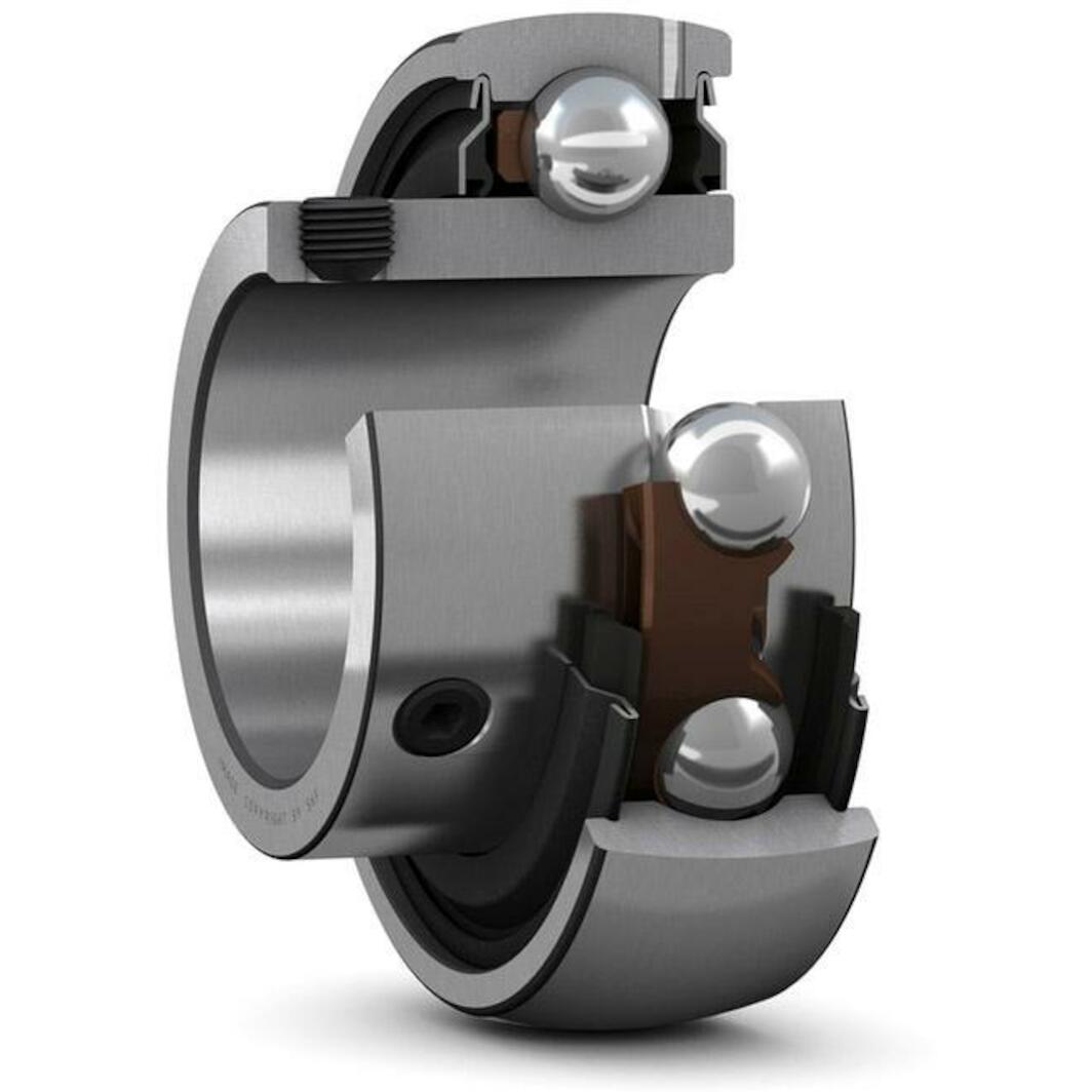 SKF YAT 210 Y insert bearing cylindrical with set screw for metric ...