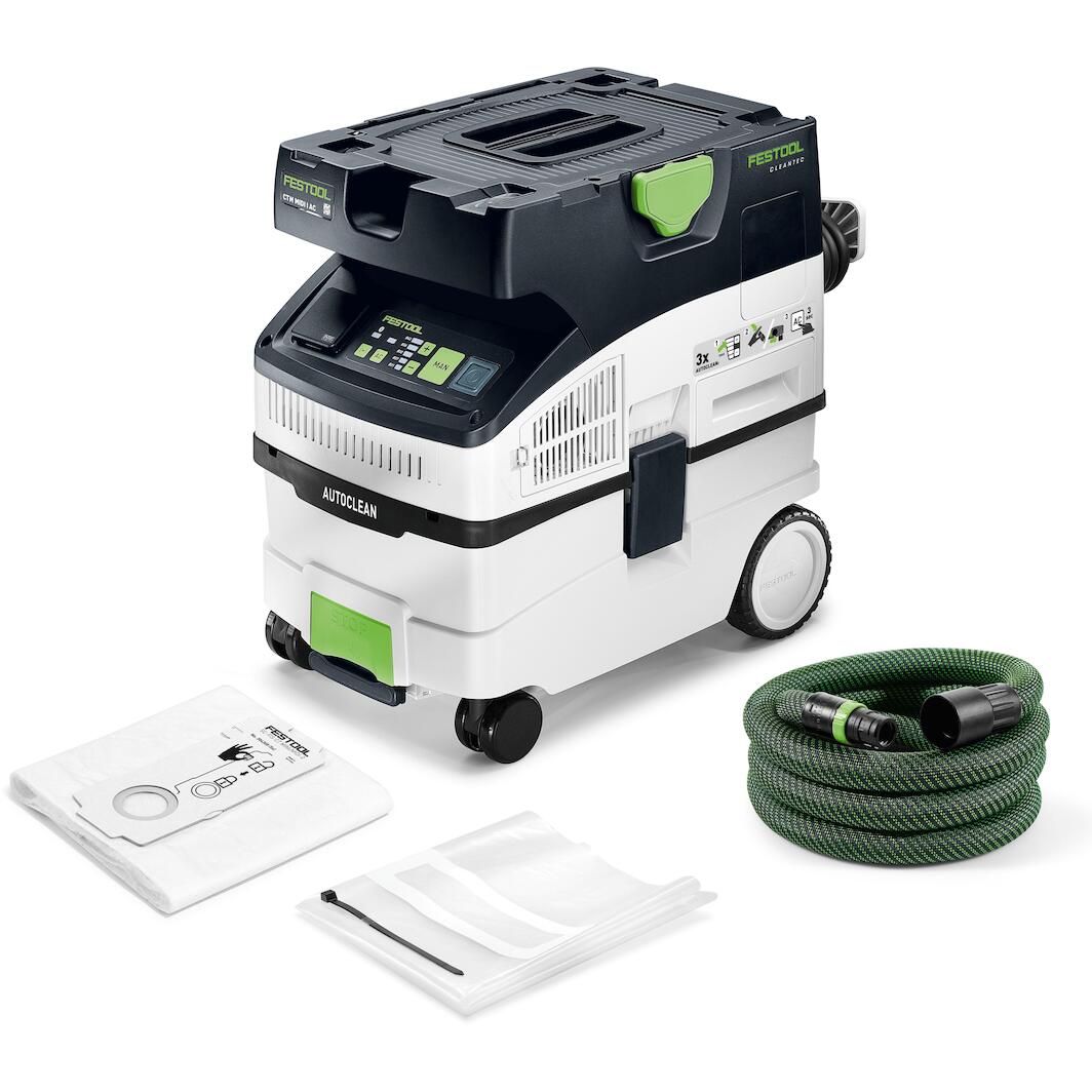 FESTOOL CTM MIDI I AC mobile dust extractor cleantec 1200W M-class ...