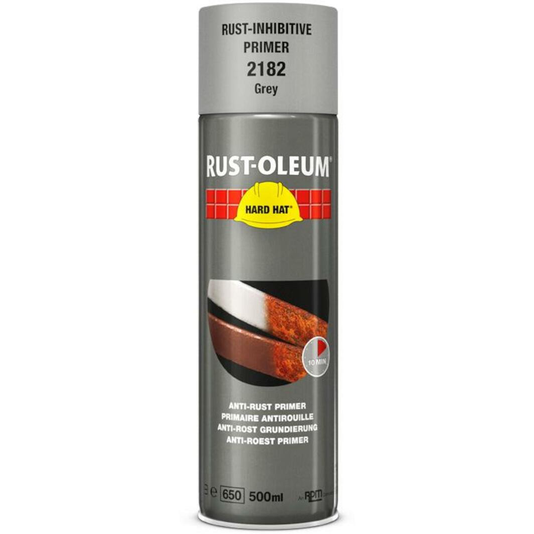 RUST-OLEUM 2182 Hard Hat rust preventive primer grey 500ml | Klium