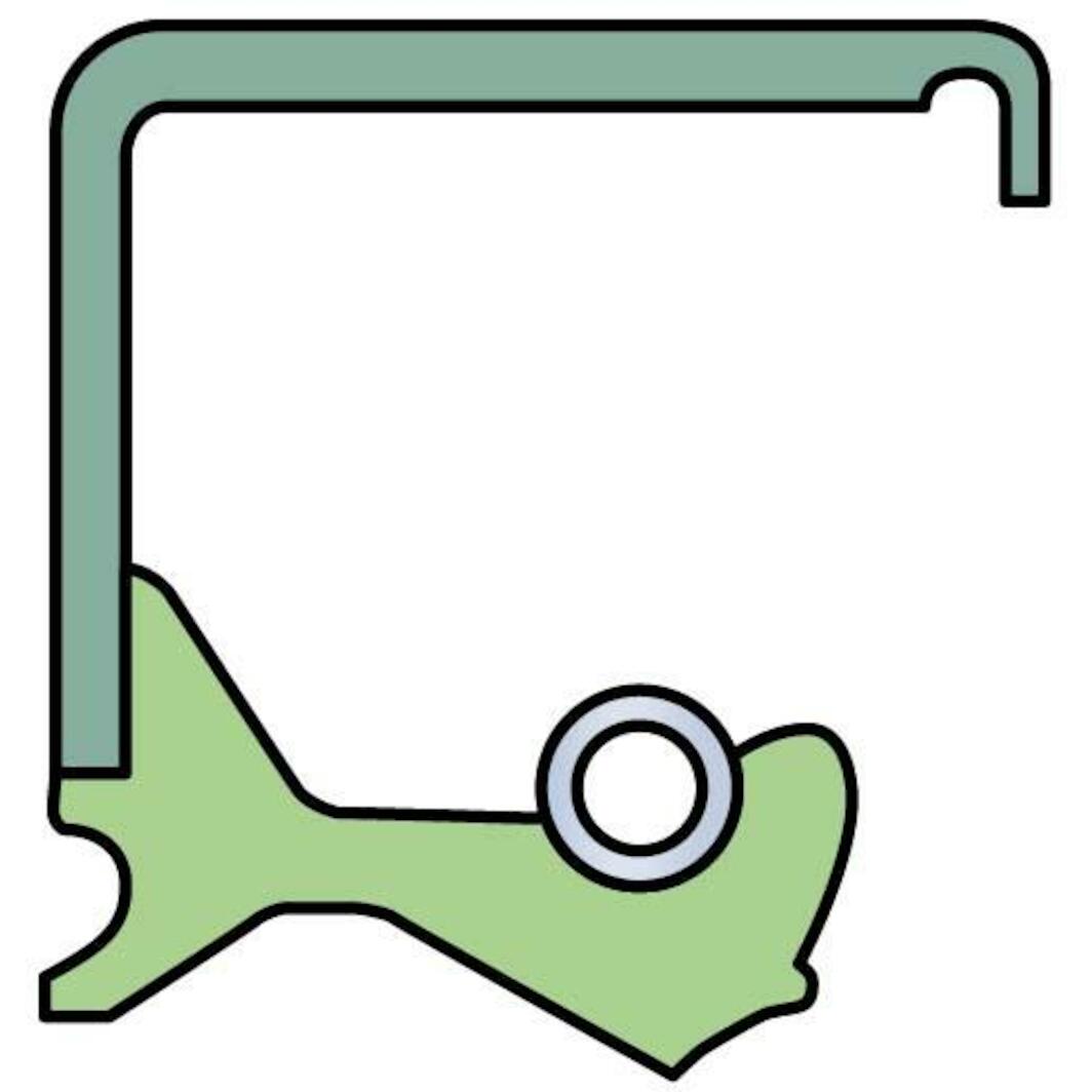 SKF 13581 radial shaft seal with metal housing, Wave lip and additional ...