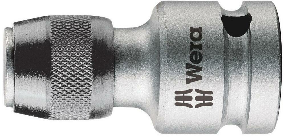 WERA 784 B adapter with 3/8" drive and quick-change function, 1/4" x 43 ...