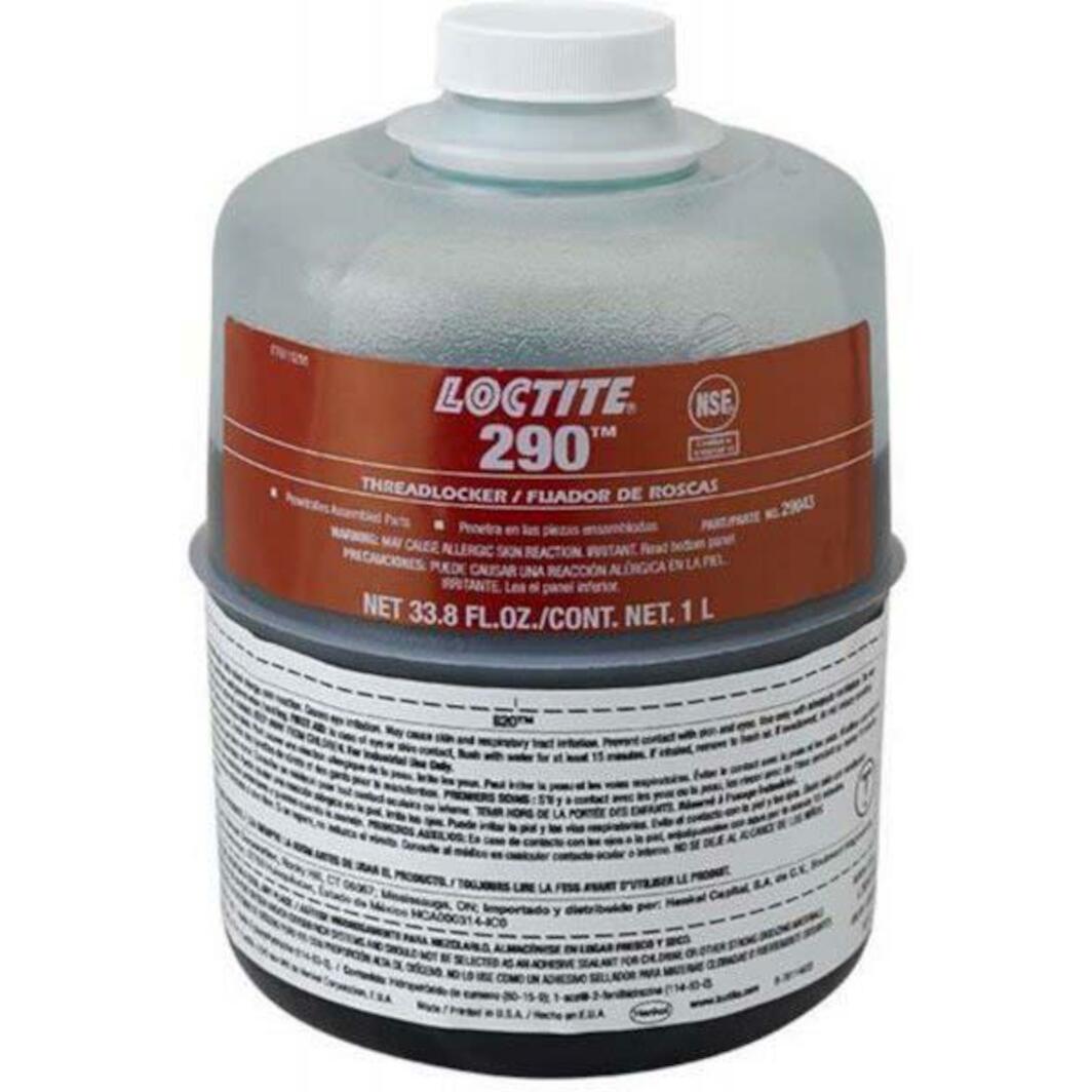 LOCTITE 290 high-strength, low-viscosity threadlocker (1 l bottle ...
