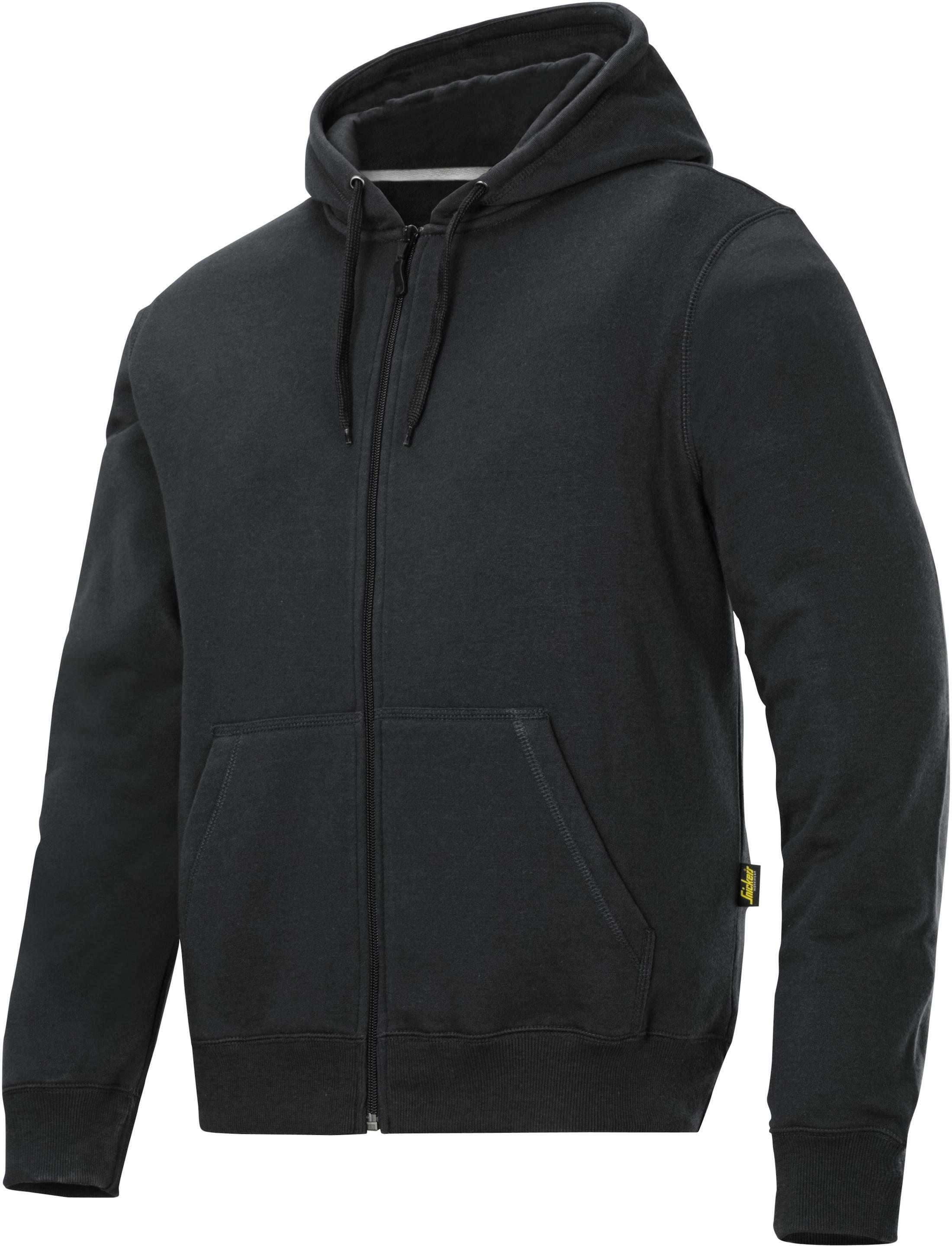 SNICKERS 2801 painters zip hoodie black - 28010400005 | Klium