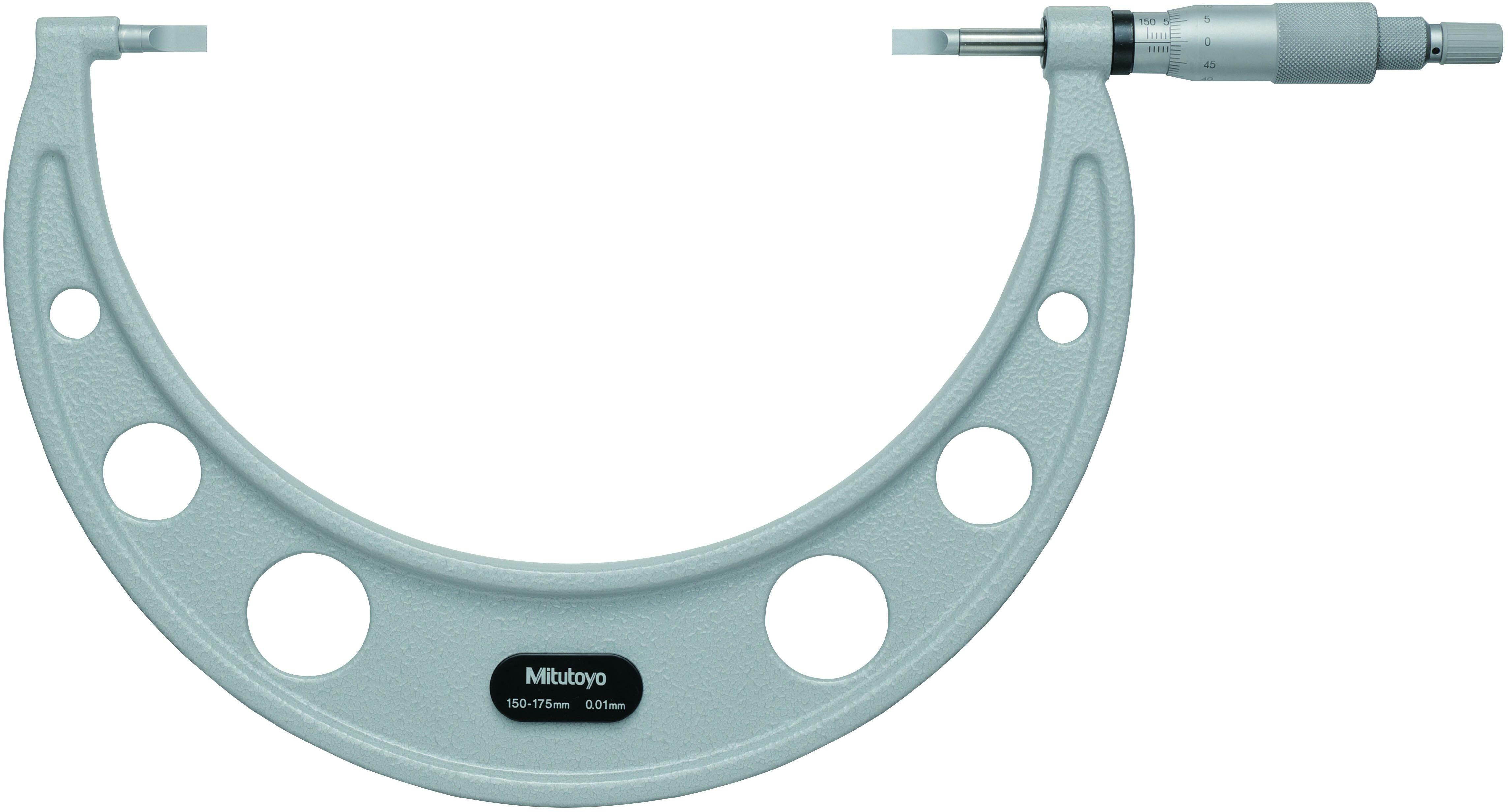 MITUTOYO 122-107-10 micrometer gauge with carbide knife jaws 150-175mm ...
