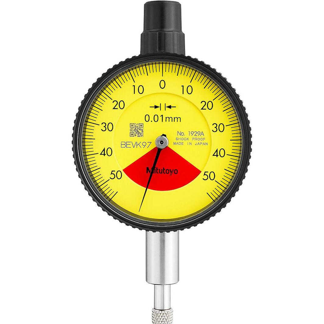 MITUTOYO 1929A dial indicator with fixture, ISO version, single ...