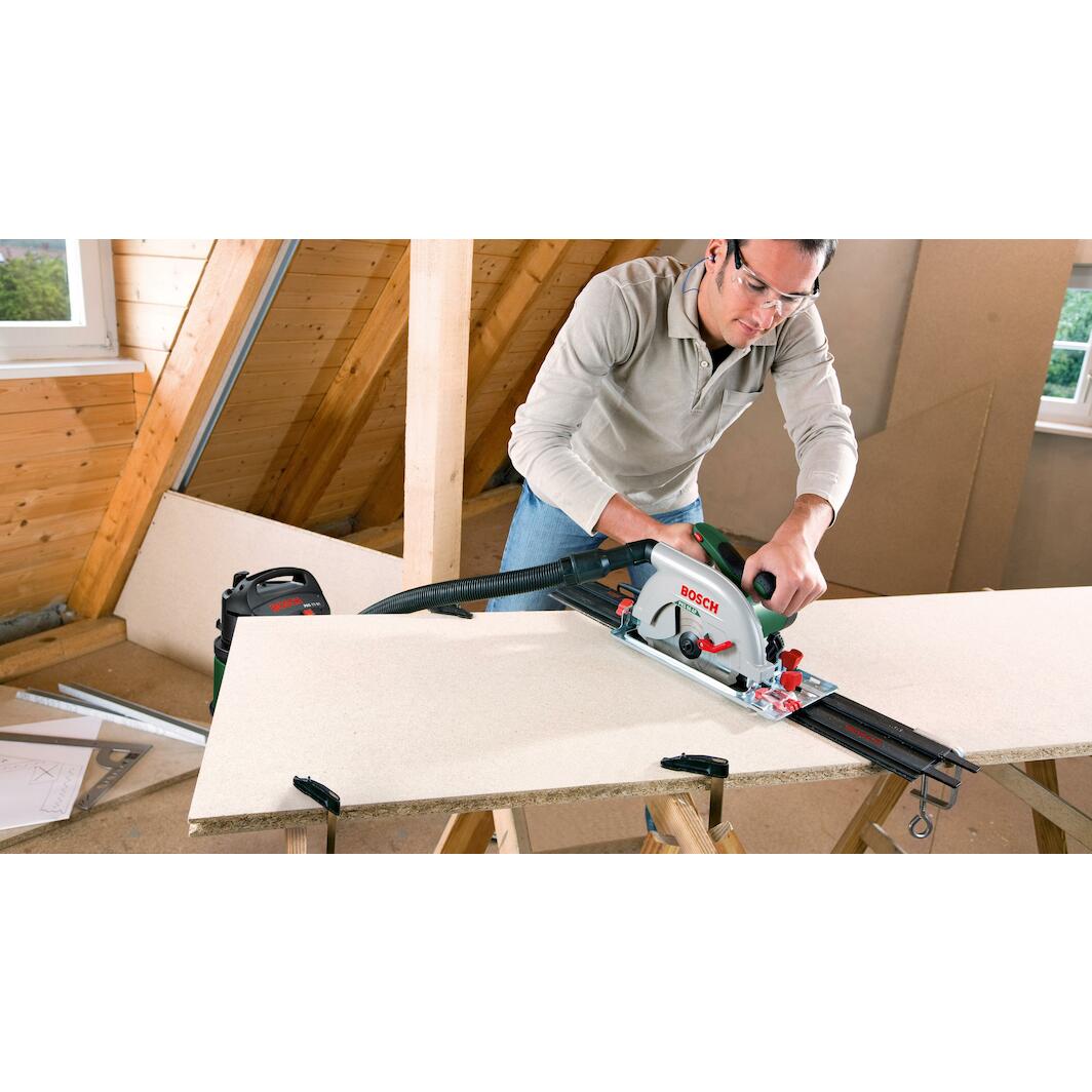 BOSCH PKS 66 AF circular saw 190mm with guide rail 1600W in box ...