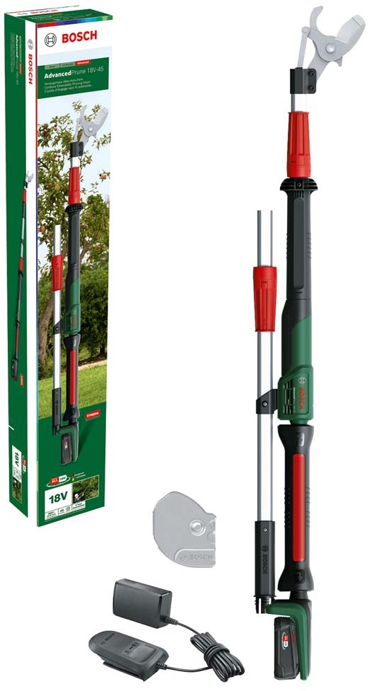 BOSCH AdvancedPrune 18V-45 cordless pruning shears in cardboard box (1x ...