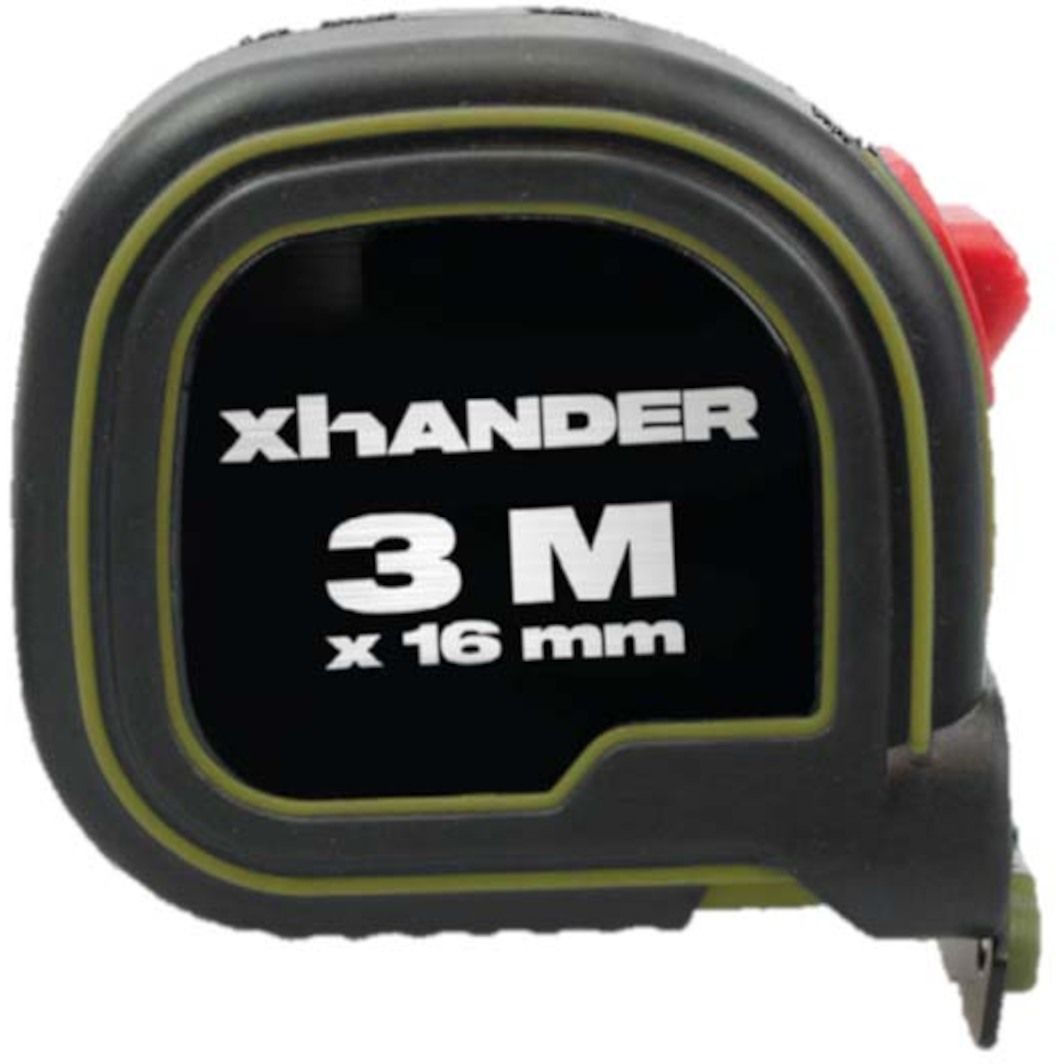 XHANDER 68912032 compact tape measure with magnetic tip, class II, 3 m ...