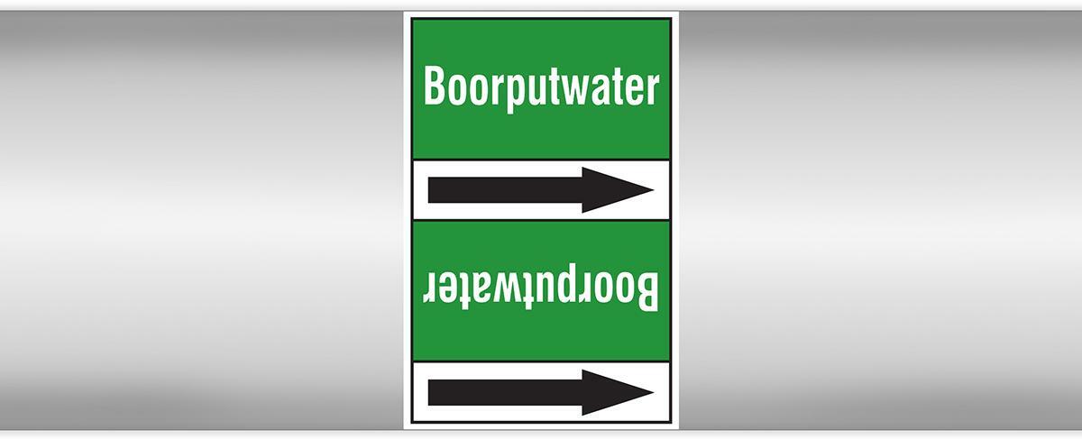 BRADY 268240 pipe marker for well water on roll, without pictogram 33 m ...