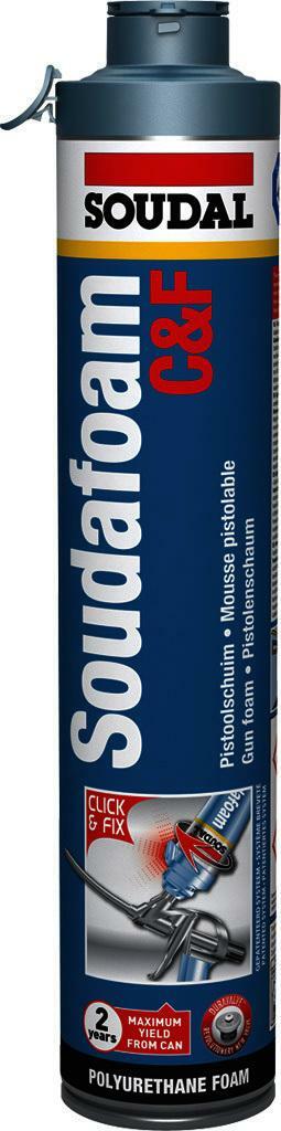 SOUDAL Soudafoam Click&Fix PU gun foam (750 ml) - 114457 | Klium