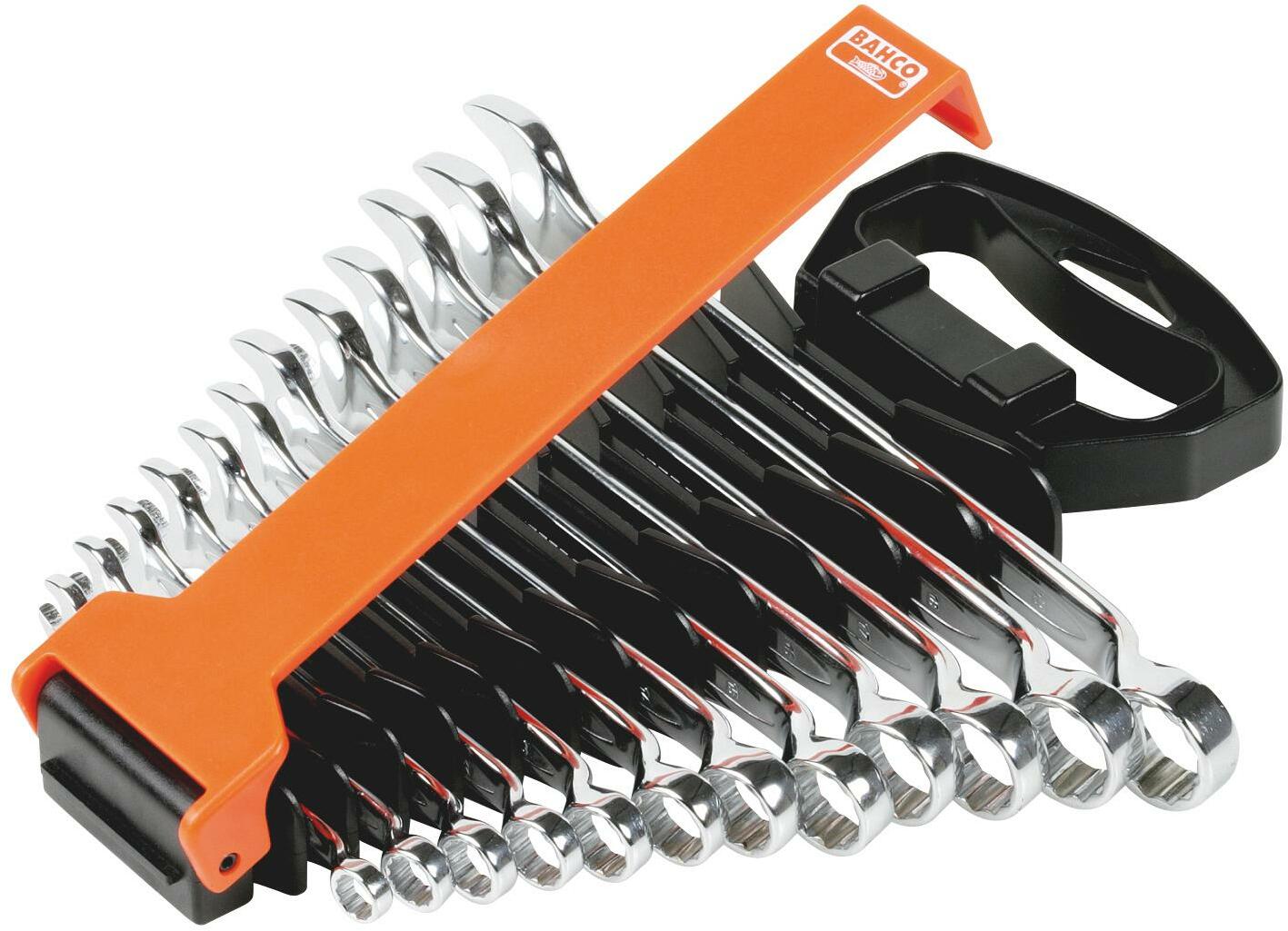 BAHCO 1952M/SH12 ring spanner set bent, metric in plastic holder 12 ...