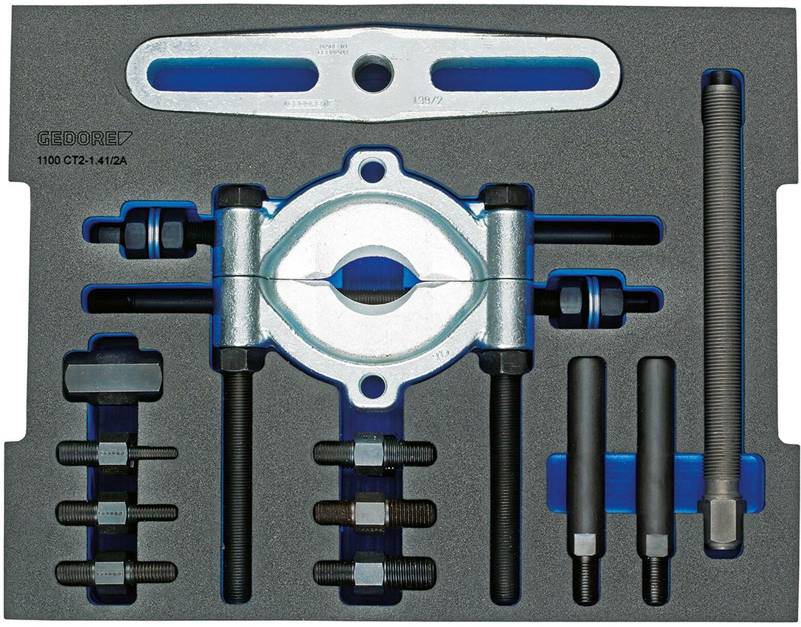 GEDORE 1100 CT2-1.41/2A disc puller assortment in 2/2 CT module for L ...