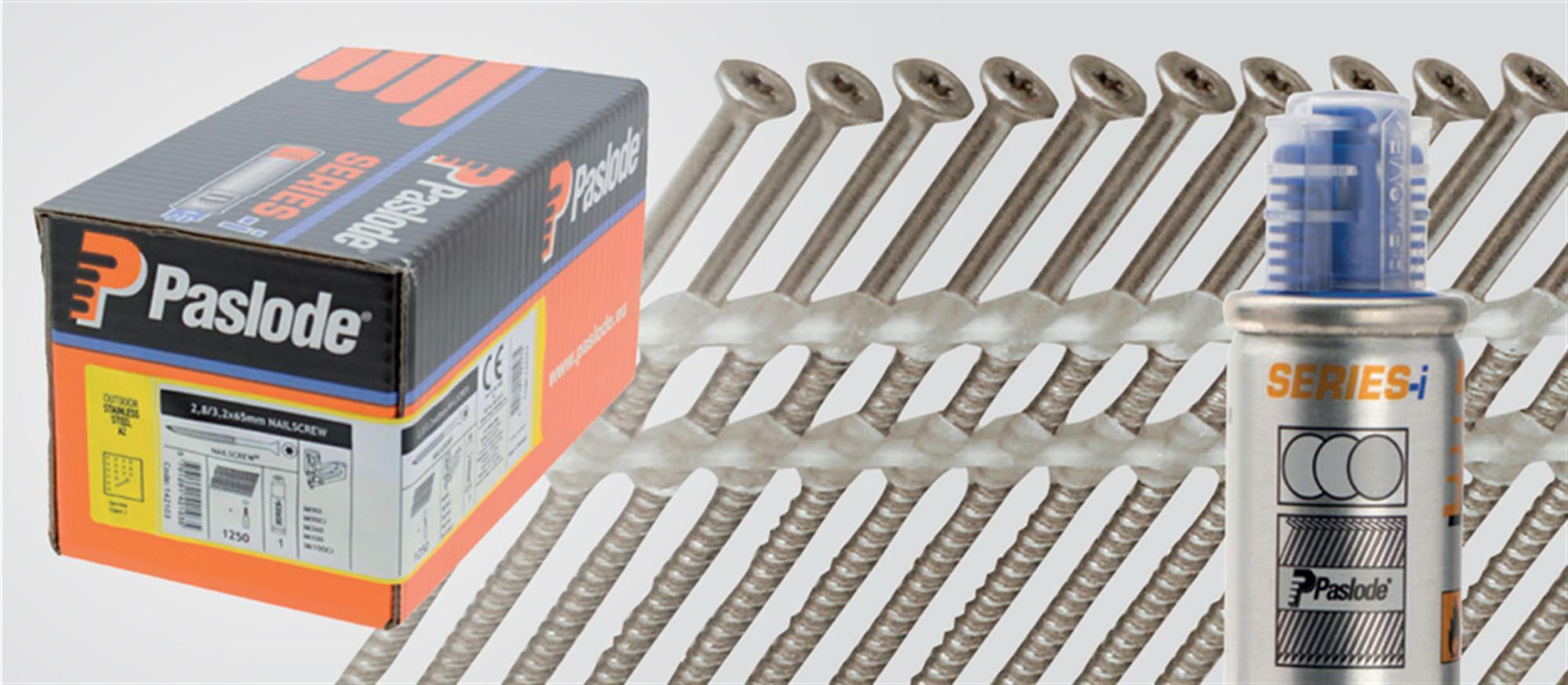 PASLODE 142101 screw nails 34° plastic bonded 2,8/3,2x50 stainless ...