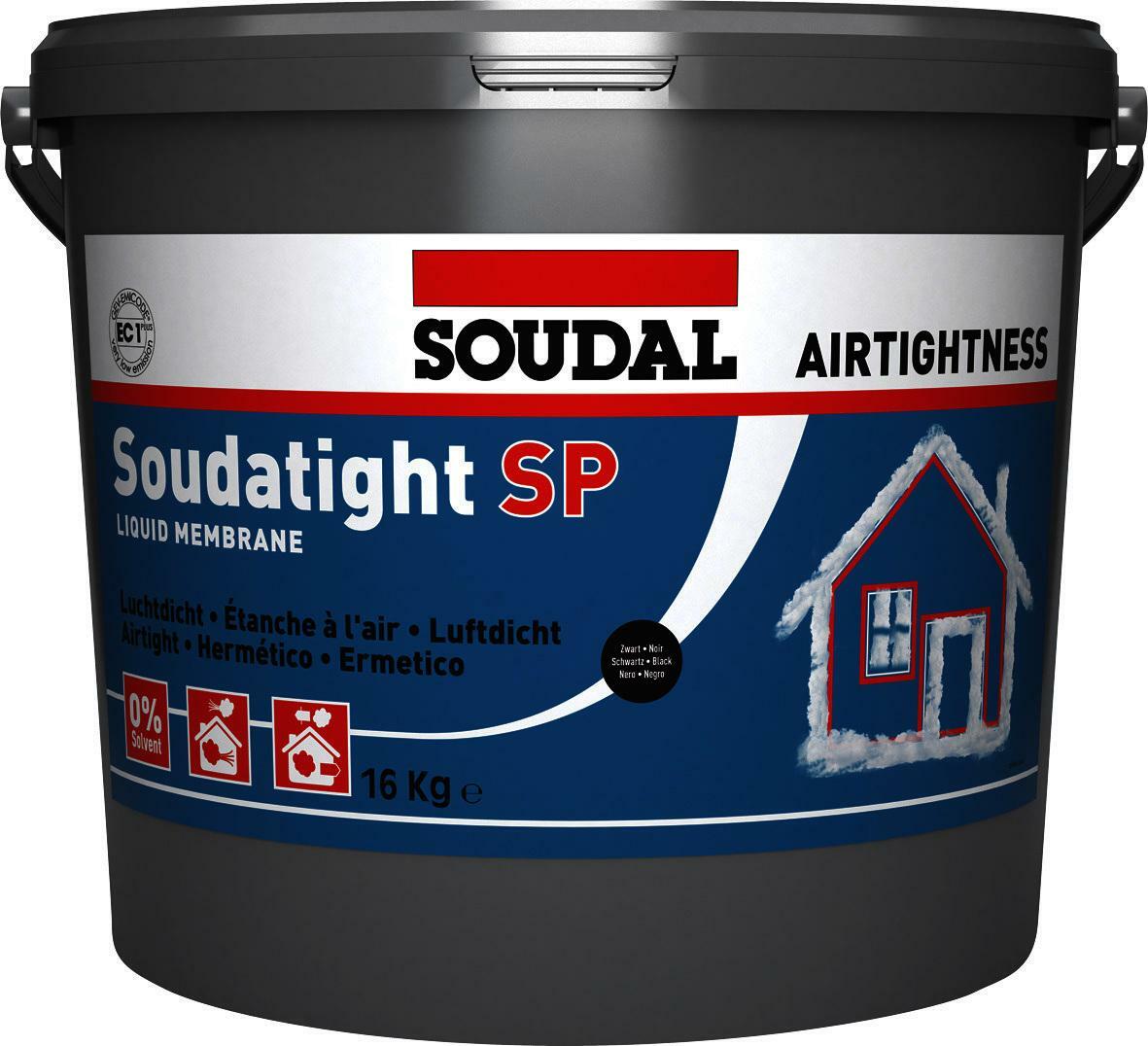 SOUDAL Soudatight SP air- and vapour-tight membrane black 16 kg ...