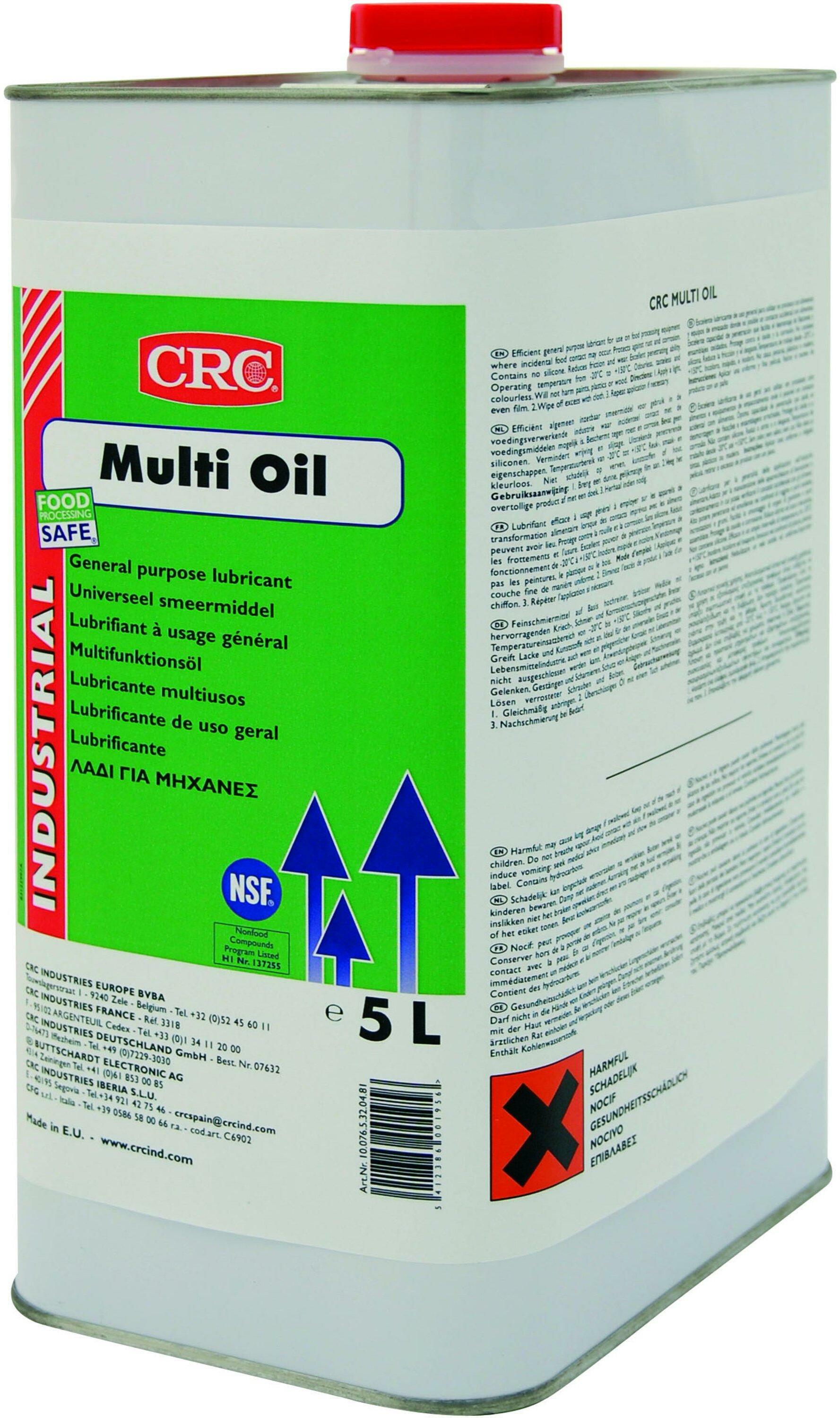 CRC Multi Oil universal lubricant (can 5l) - 2050065_BL5L | Klium