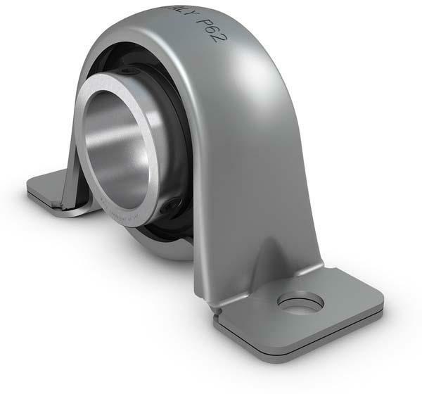 SKF P 20 TF upright ball bearing unit with sheet steel bearing housing ...