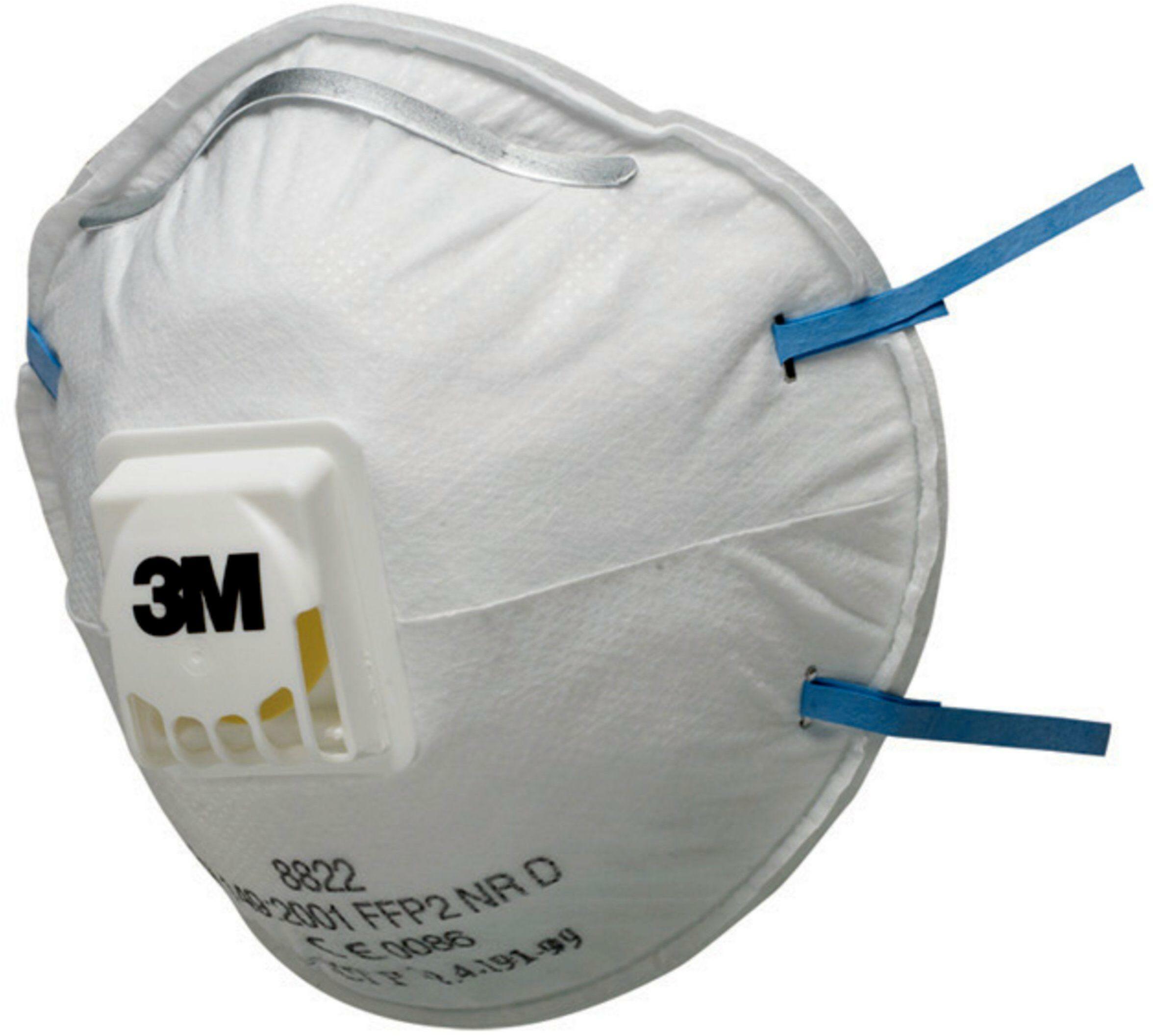 3M 8822 FFP2 dust mask with valve - 7100101091 | Klium