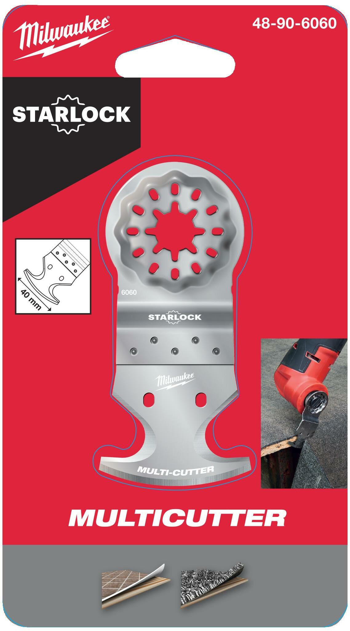 MILWAUKEE 48906060 Knife with 3 cutting edges for carpet, PVC ...