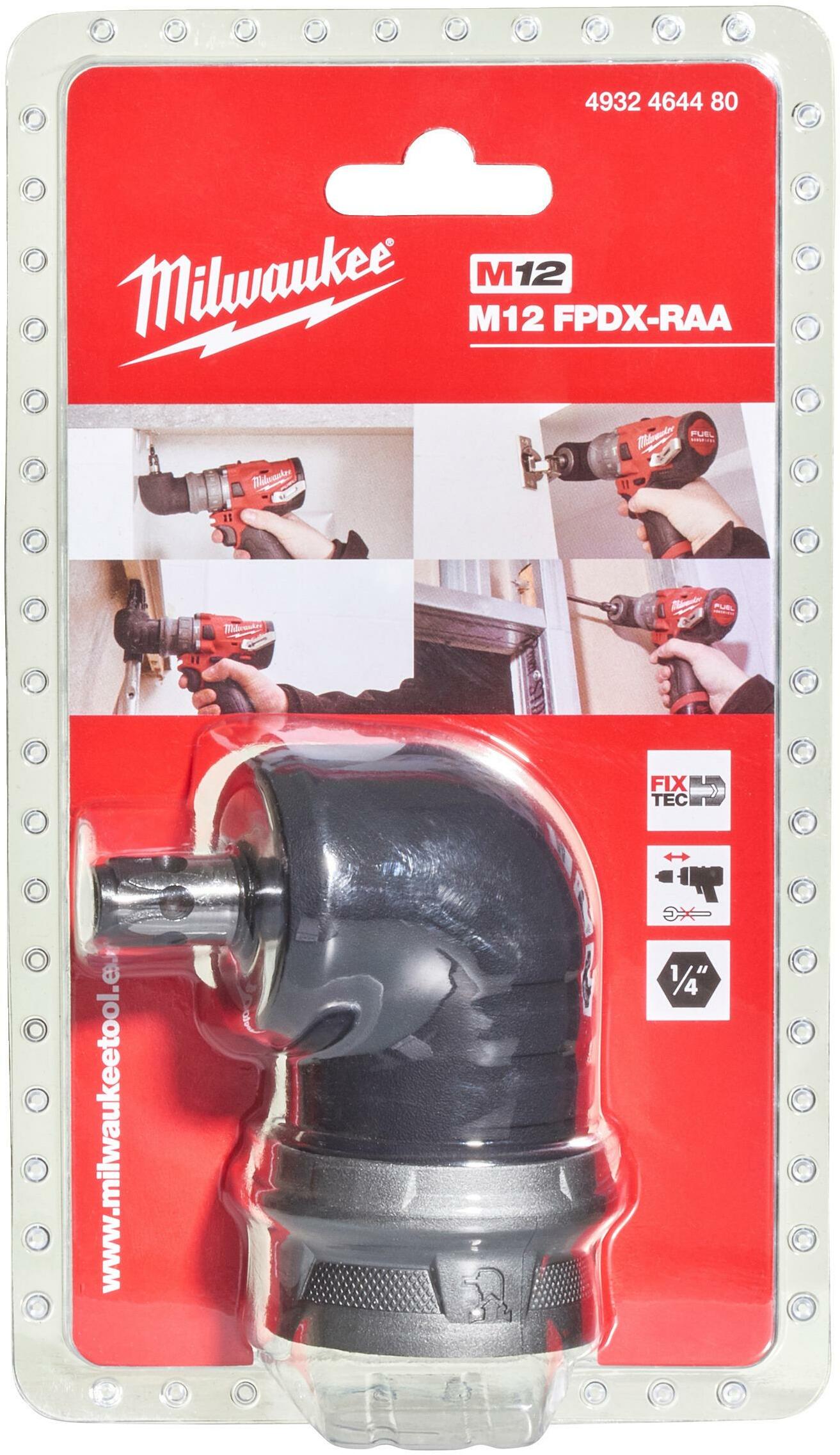 MILWAUKEE M12FPDX-RAA angle chuck - 4932464480 | Klium