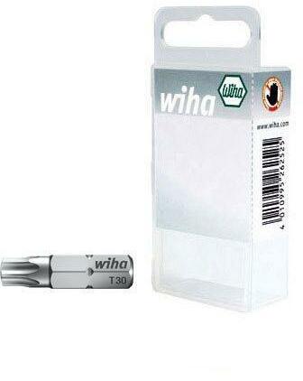 WIHA 701592120 bit set standard 25 mm Torx 10-piece 1/4" in box - 24746