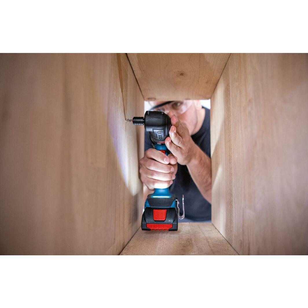 BOSCH GSR 18V-90 FC cordless impact drill with attachments in L-Boxx ...