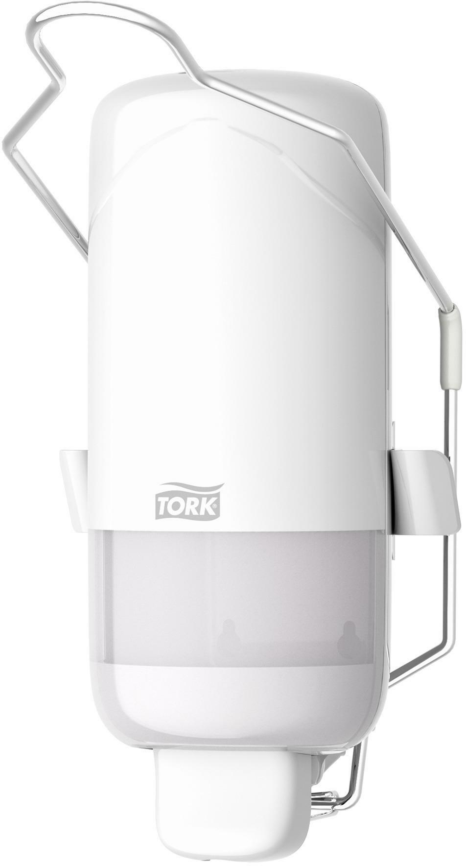TORK 560101 liquid soap dispenser with arm bracket white S1 | Klium
