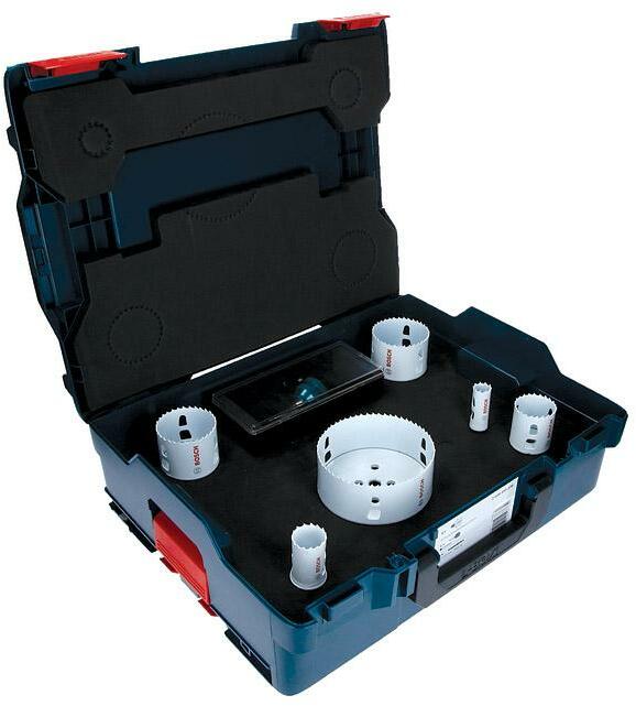 BOSCH 2608594270 hole saw set for electricians Progressor for wood and ...