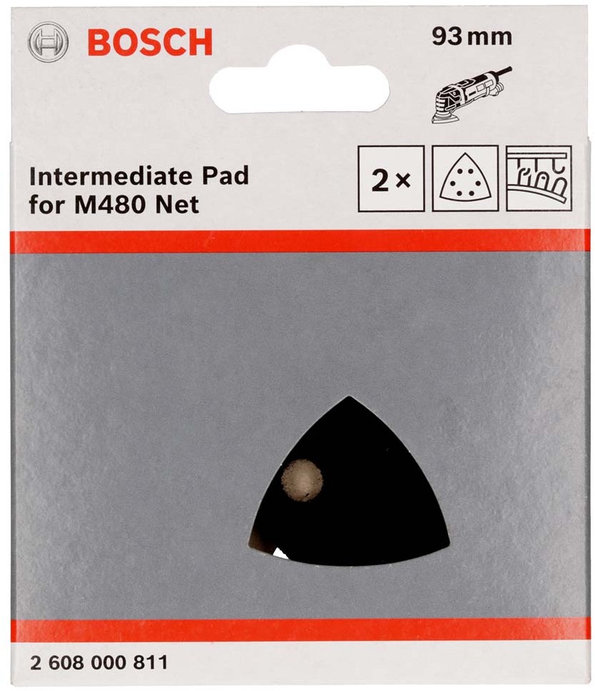 BOSCH 2608000811 intermediate pad 93x93mm (2 pcs) | Klium