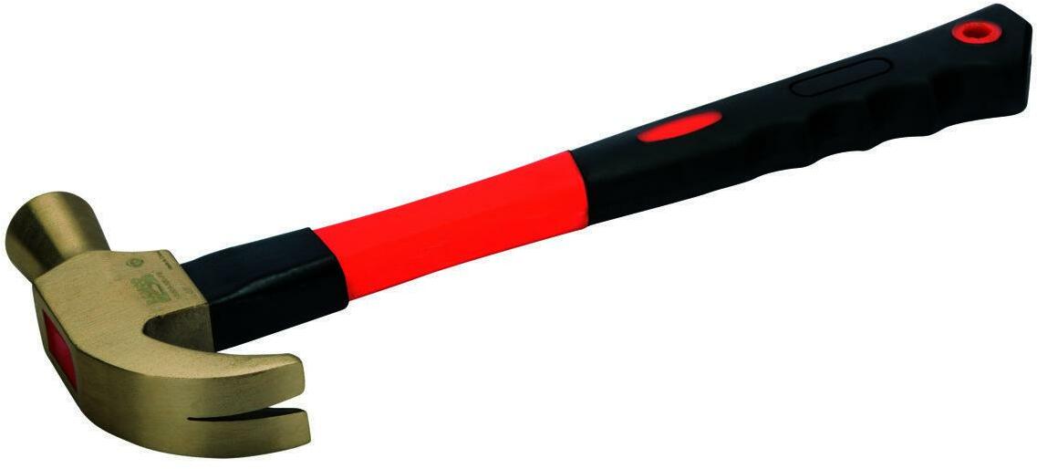 BAHCO NS508-500-FB claw hammer with fibreglass handle, non-sparking ...