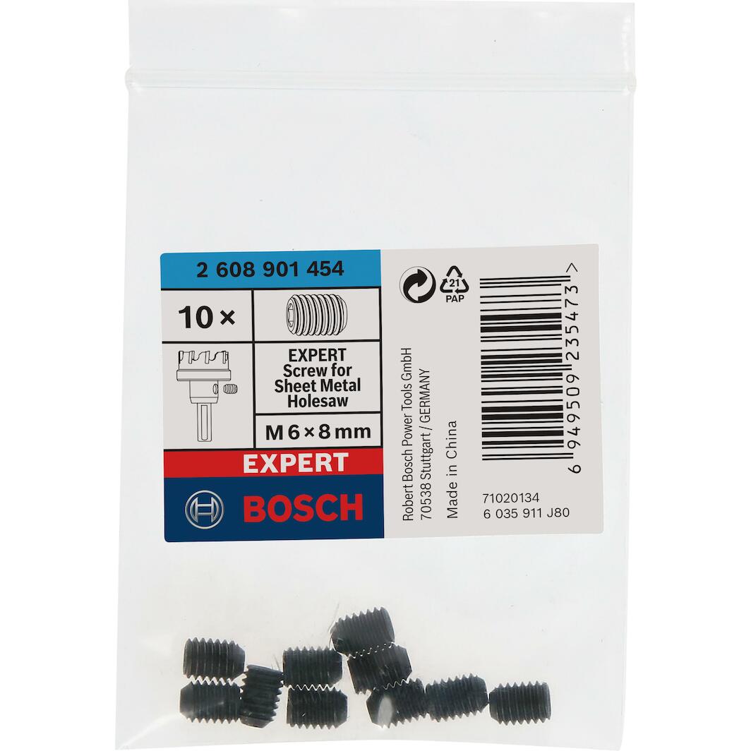 BOSCH 2608901454 Expert screw Precision for Sheet Metal 6mm (10 pcs ...