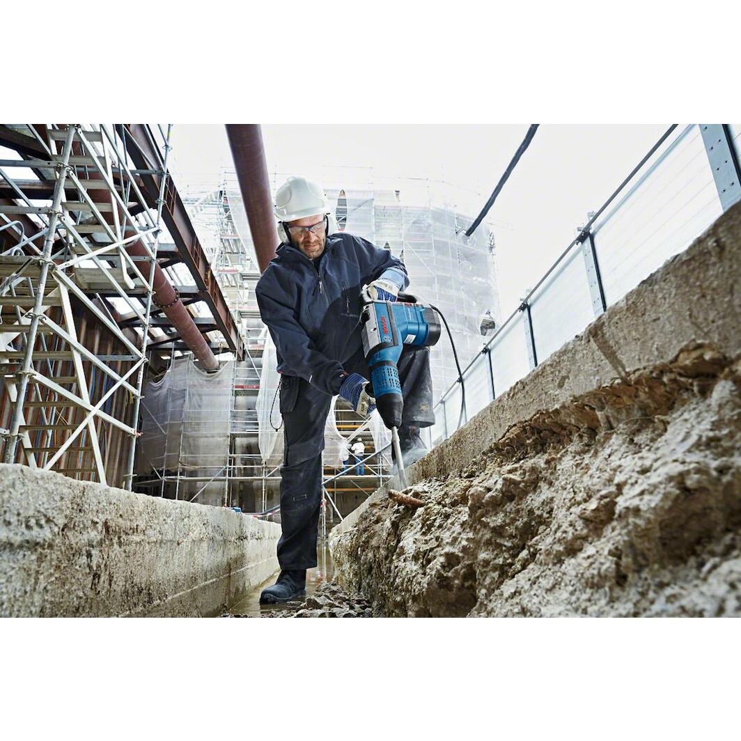 BOSCH GBH 12-52 D rotary hammer with SDS-Max 1700 W in storage case ...