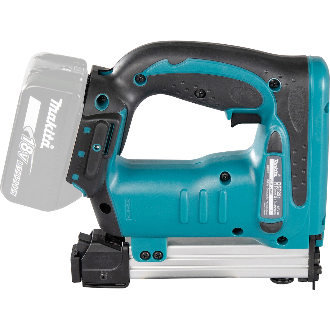 MAKITA DST221ZJ 18V LXT cordless stapler 10.5mm in MAKPAC (without battery and charger) | Klium