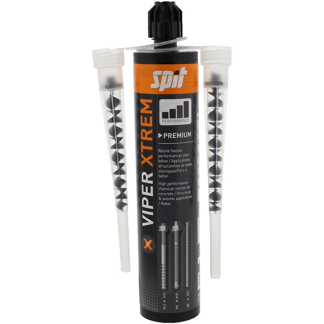 SPIT VIPER XTREM 125 chemical mortar 410 ml (125 pcs) + 18V injection ...
