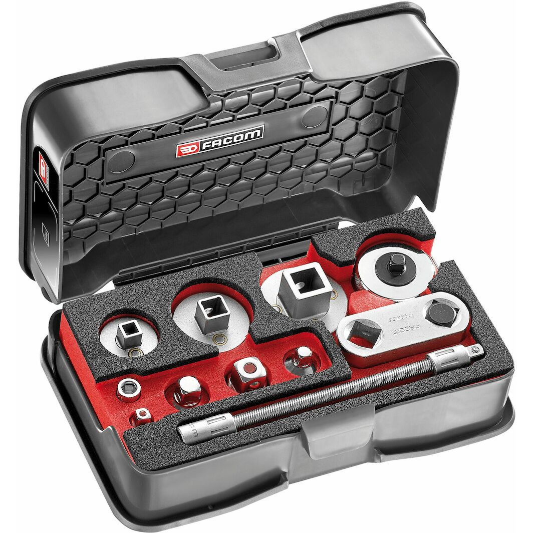 FACOM RJS.J11MPF smart reducers and accessories in case 10-piece | Klium