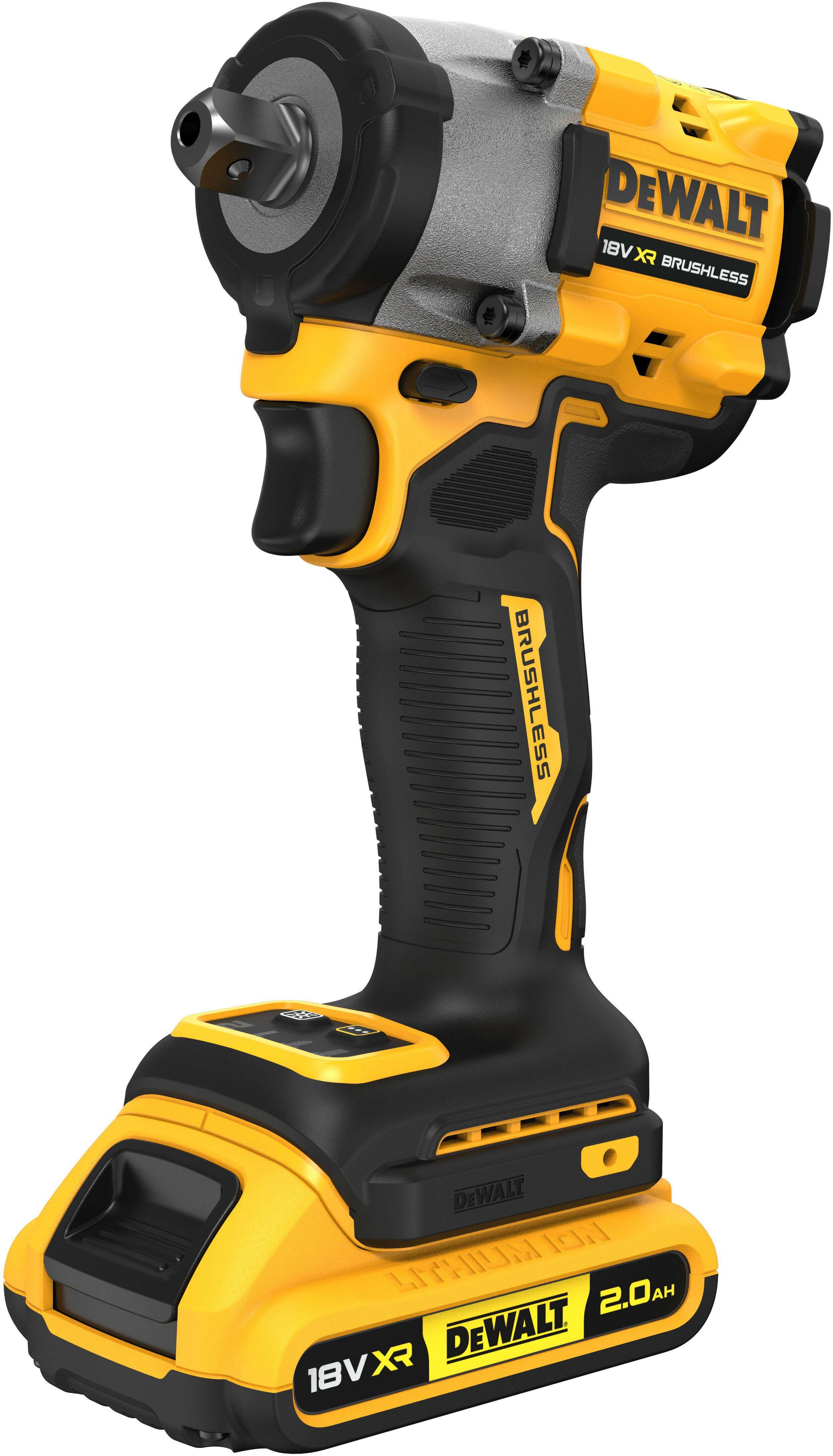 DEWALT DCF922D2T-QW 18V XR Brushless 1/2" compact cordless impact ...