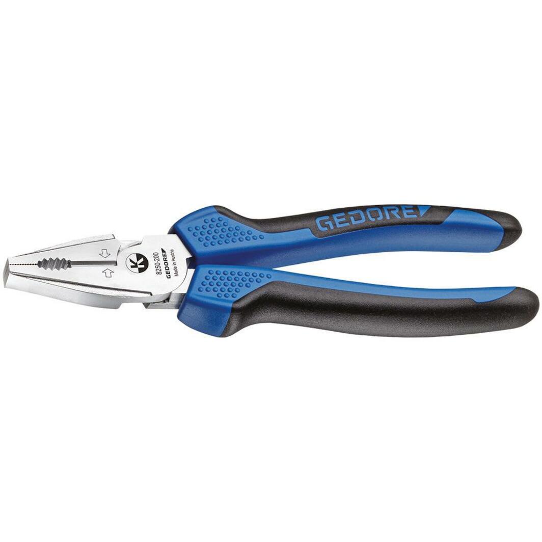 GEDORE 8250-200 JC Combination pliers POWER 200 mm with 2-component ...