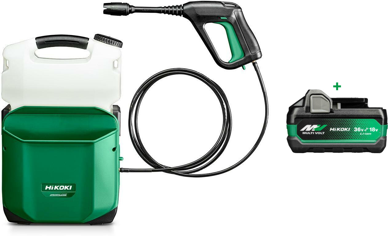 HIKOKI AW18DBLW4Z cordless high-pressure cleaner 20 bar (without ...