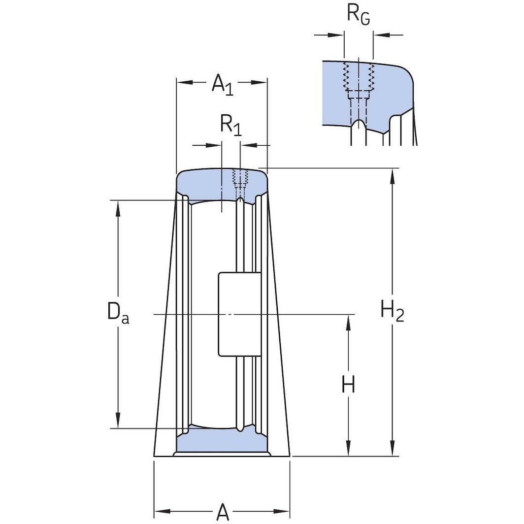 SKF SYF 508 standing bearing housing cast iron 80 mm | Klium