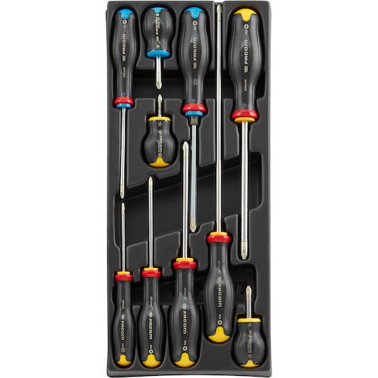 FACOM MOD.AT5PB ProTwist screwdriver set module 10-piece
