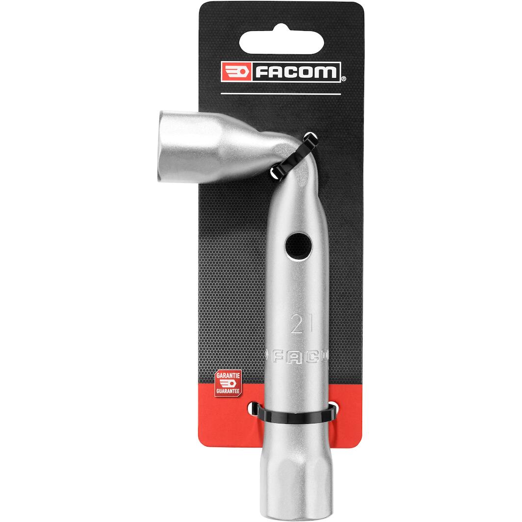 FACOM 92A.21PB bent hollow pipe spanner with metric 21 mm | Klium