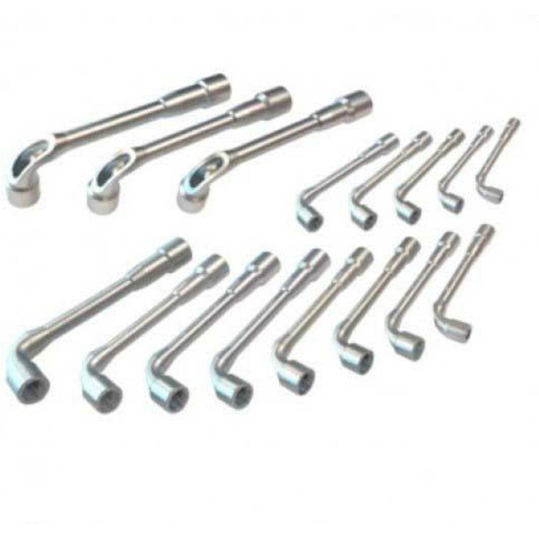 XHANDER 69143229 pipe wrench set curved hexagonal 8-24 mm, 16-piece | Klium