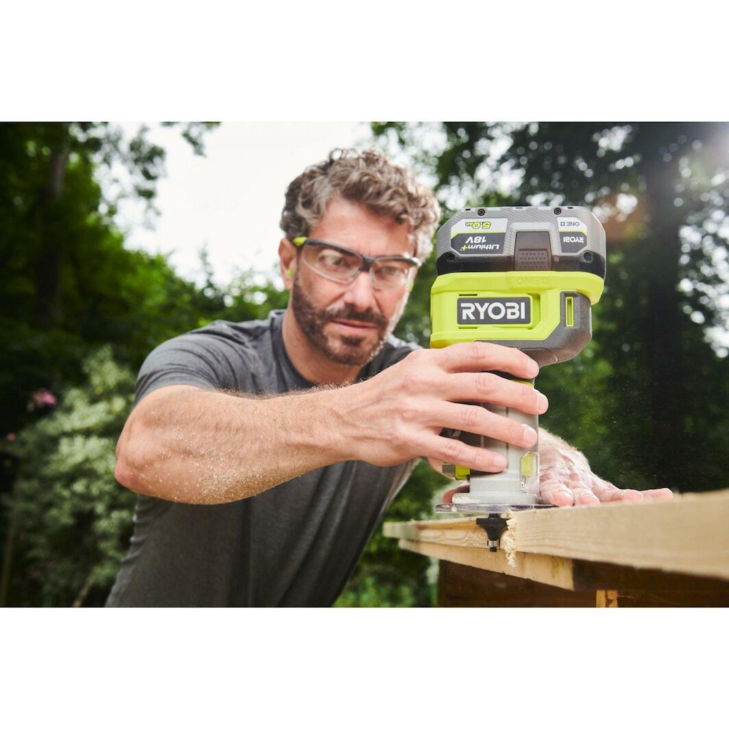 RYOBI RTR18-0 18V ONE+ cordless milling machine (without battery and ...