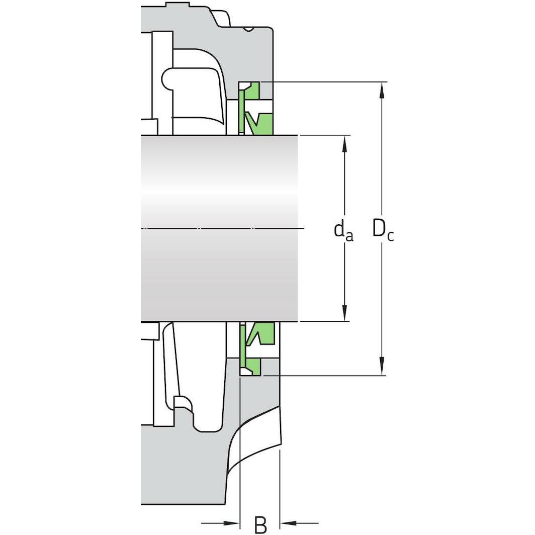 SKF TSN 513 A house seal 60 mm | Klium