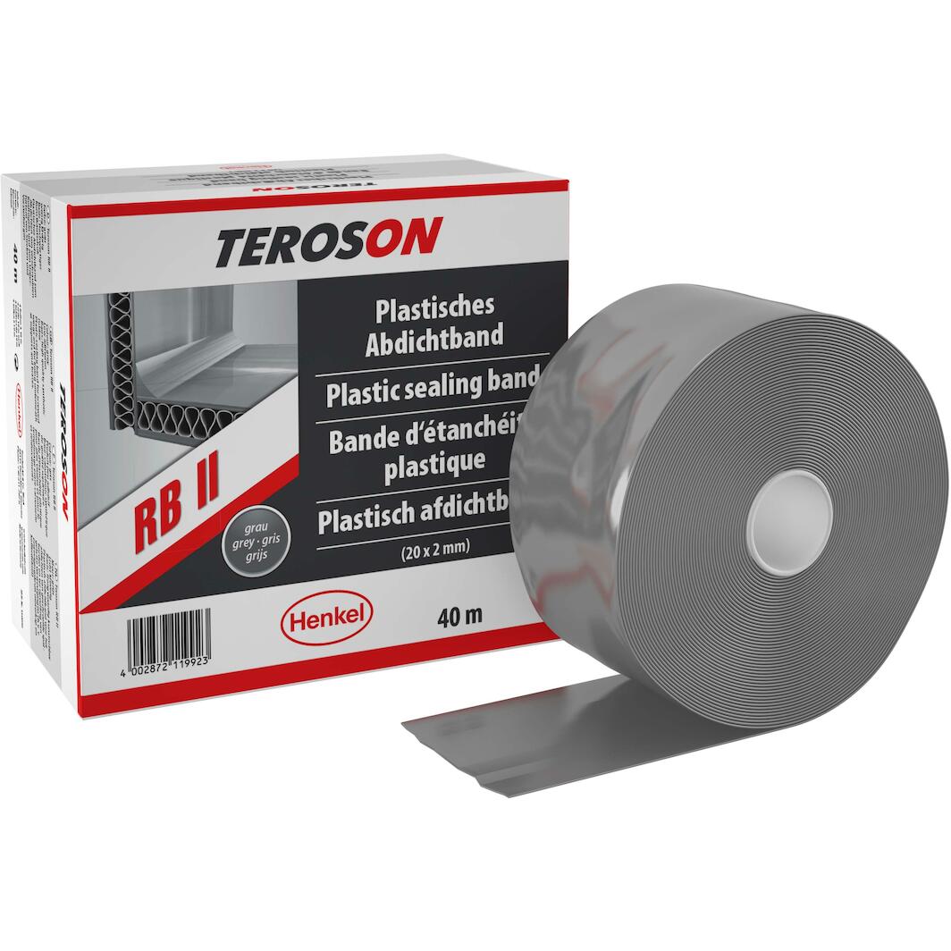 TEROSON TEROSTAT II plastic sealing tape 20x2x10m (40ml box) - 150056 ...