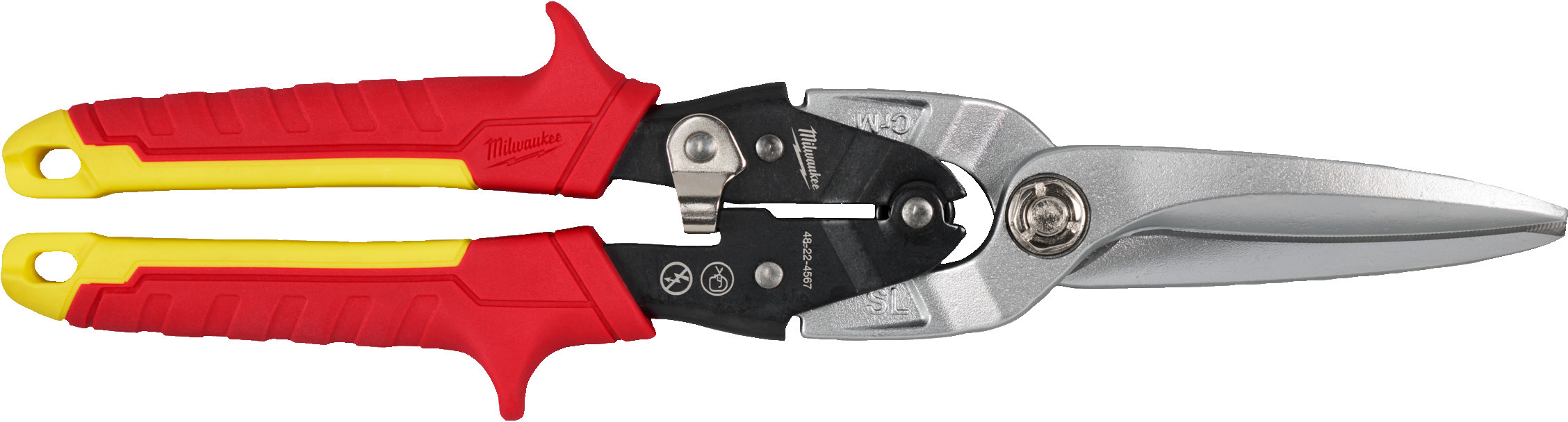 MILWAUKEE 4932499021 tin scissors long straight | Klium